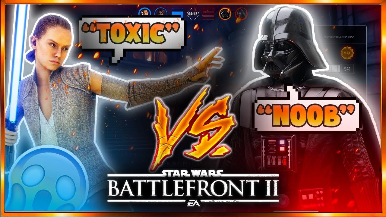 TOXIC MAX VADER Gets PUNISHED!!! - Star Wars Battlefront 2 - YouTube