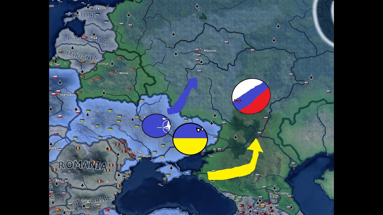 HOI4 TIMELAPSE WHAT IF UKRAINE JOINED NATO? #hoi4timelapse - YouTube