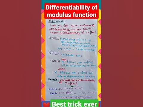 #differentiability #modulus_function #jeemains2023 #shorts #neet2023 # ...