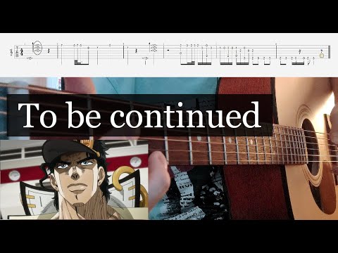 Guitar meme: to be continued (acoustic guitar cover) + tabs - YouTube