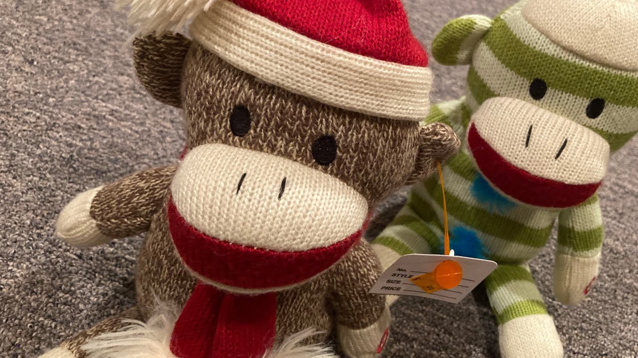 Gemmy - Christmas Animated Sock Monkey “Jingle Bells” - YouTube