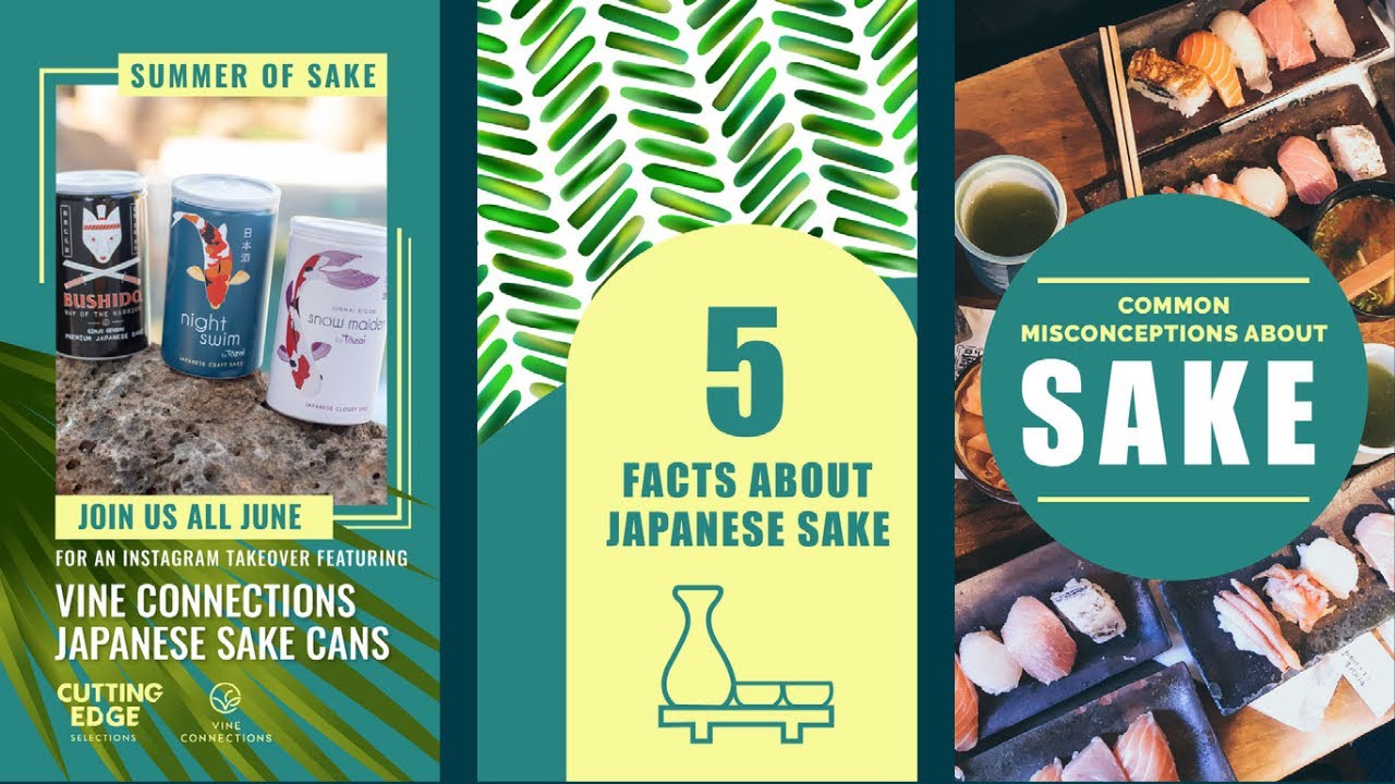 Sake in a Can! | Instagram Story Takeover by Vine Connections - YouTube