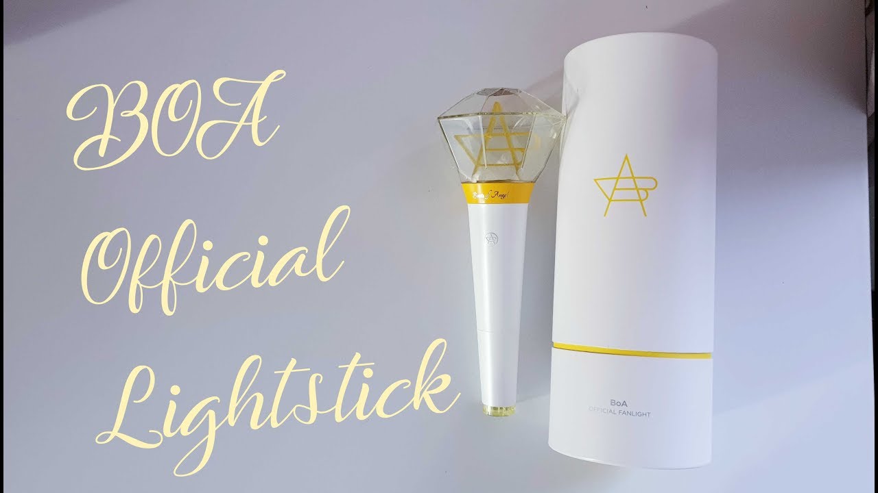 BOA Official Light Stick Unboxing - YouTube