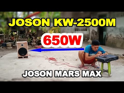 Testing Speaker Soundbox D10" Loaded JOSON 650W SUBWOOFER | JOSON MARS ...