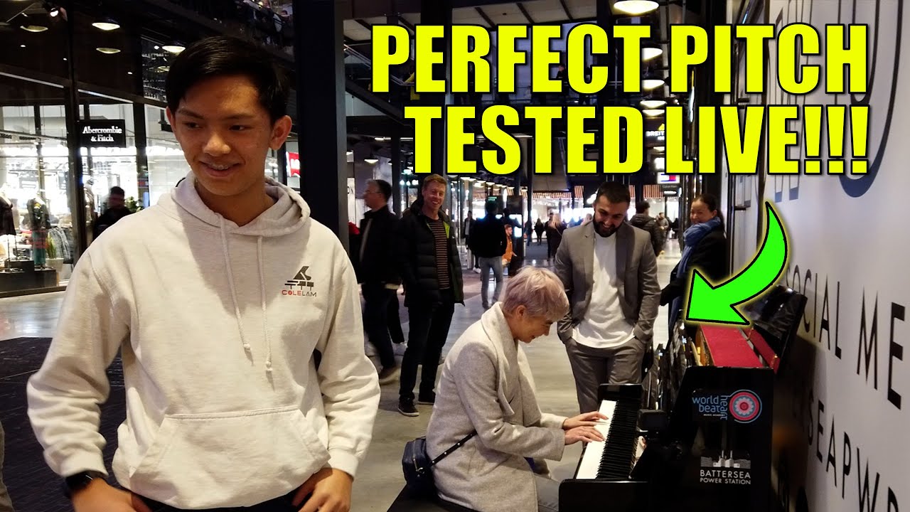 When They Tested My Perfect Pitch Live in Public! | Cole Lam 15 Years ...