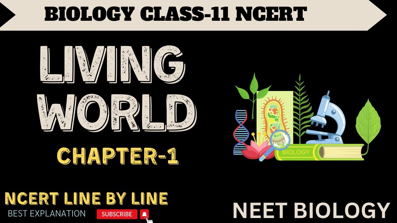 Class 11th Botany Living World I NCERT | Chapter 1 | | Part 1 | NEET ...