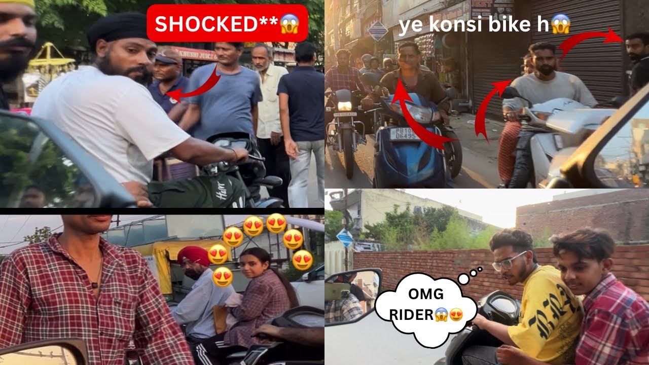 z900 shocking girl reactions and public reactions😍😱 | public reactions ...