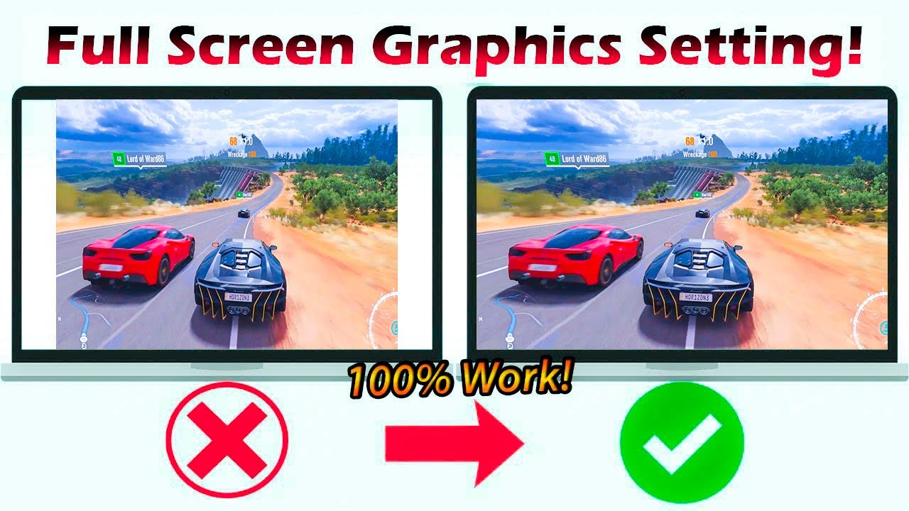 How to Play Games in Full Screen in Laptop and Desktop - YouTube