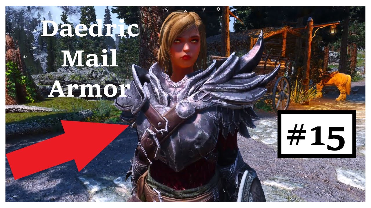 Daedric Mail Armor - Skyrim Anniversary Edition MODDED - YouTube