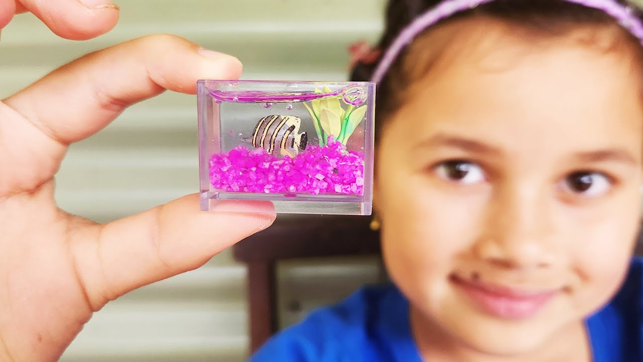 Unboxing and Making MiniVerse Lifestyle Wave 2 Aquarium with Mini Fish ...