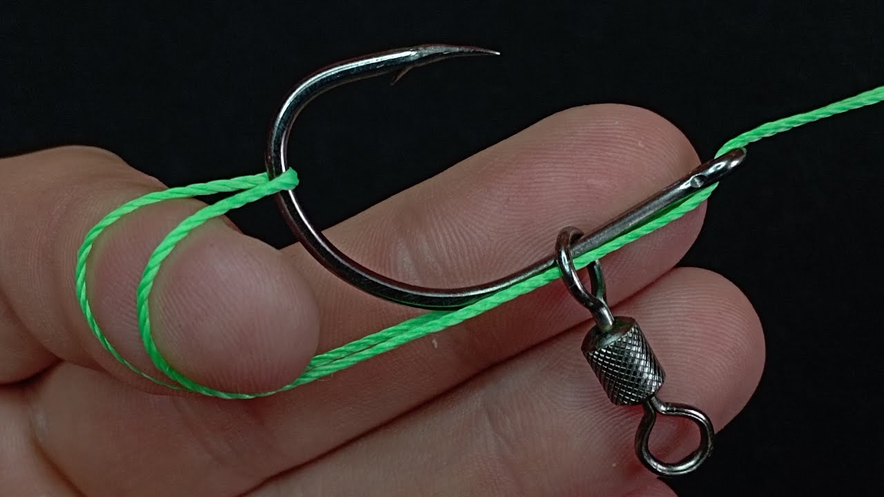 POWERFUL FISHING KNOTS for hook and swivel. Try it for sure! - YouTube