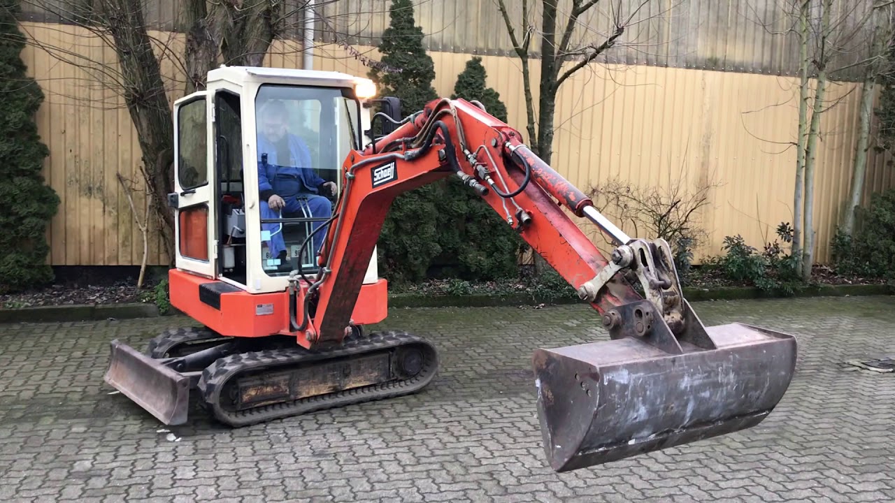 Schaeff Minibagger HR14 - YouTube