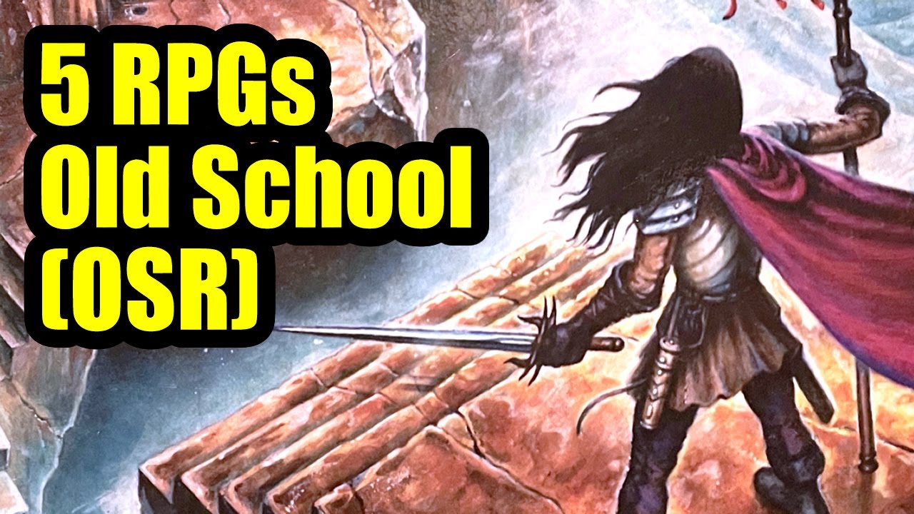 5 RPGs no estilo Old School - Retroclones OSR - YouTube