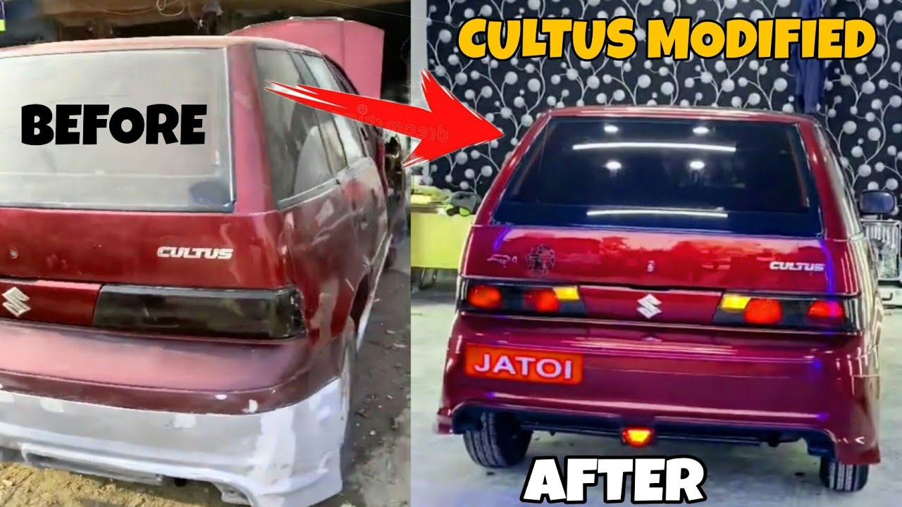 Modified Suzuki Cultus | Before and After Modifications | Restoration ...