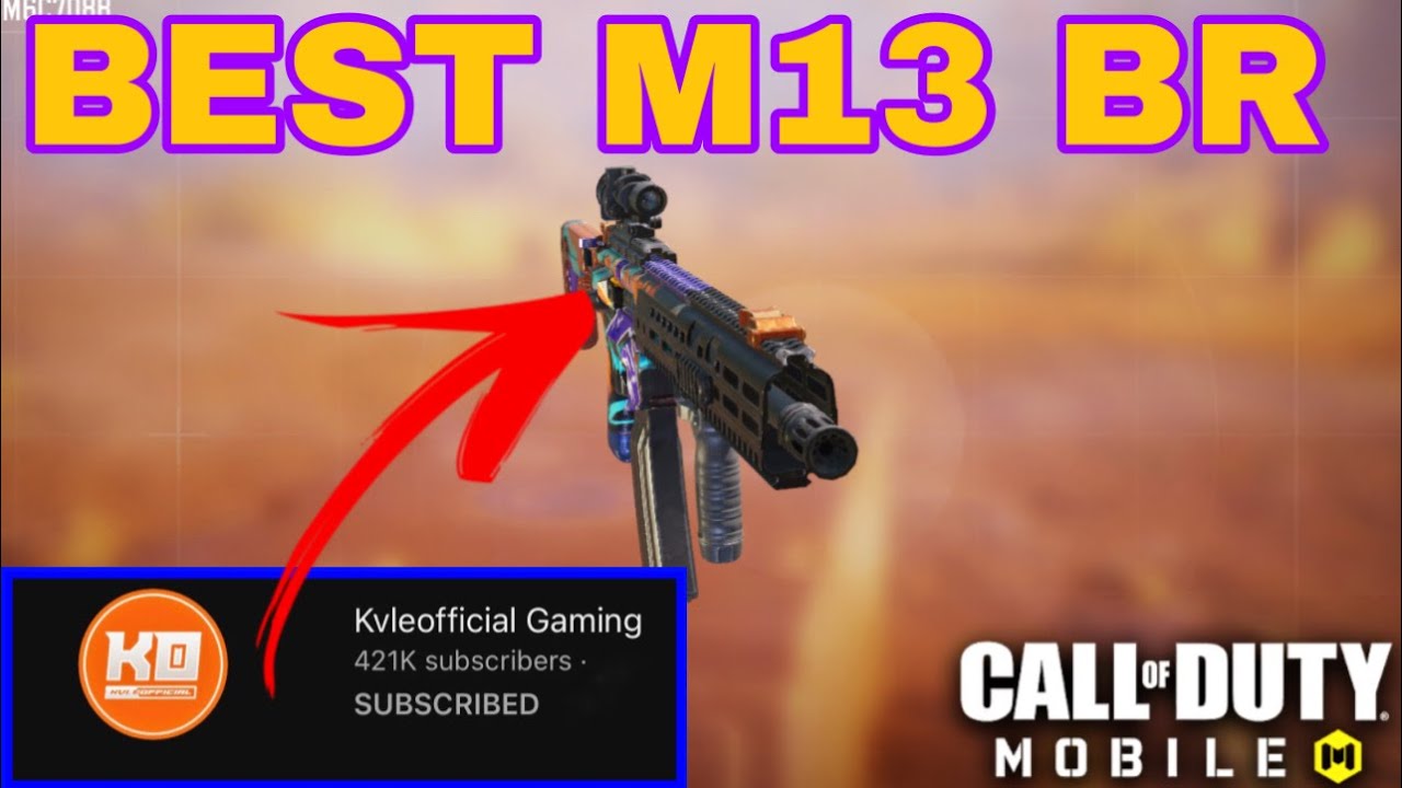 @KvleofficialGaming BEST M13 Gunsmith I CODM BR - YouTube