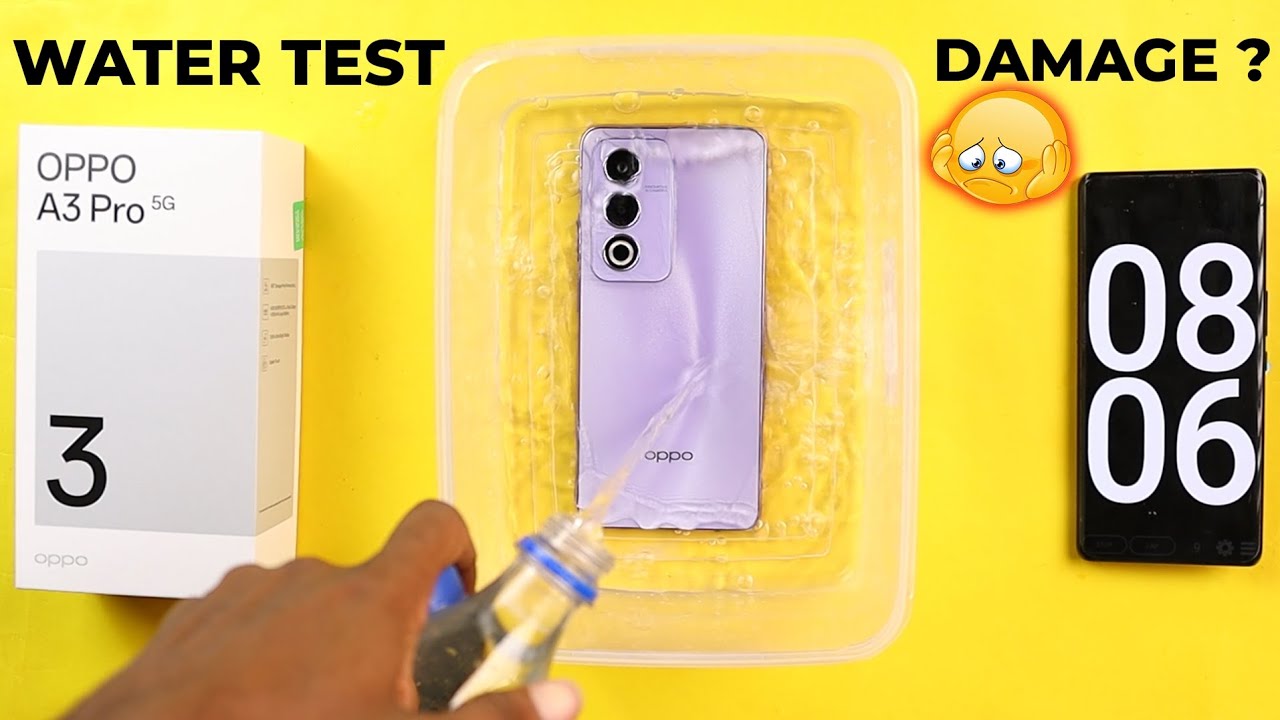 Oppo A3 Pro Water Test || Oppo A3 Pro Durability Test - YouTube