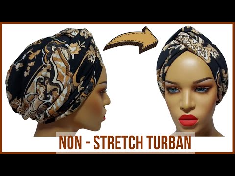 HOW TO MAKE A CLOTH TURBAN FOR WOMEN AND GIRLS | SATIN TURBAN TUTORIAL | EASY TO MAKE