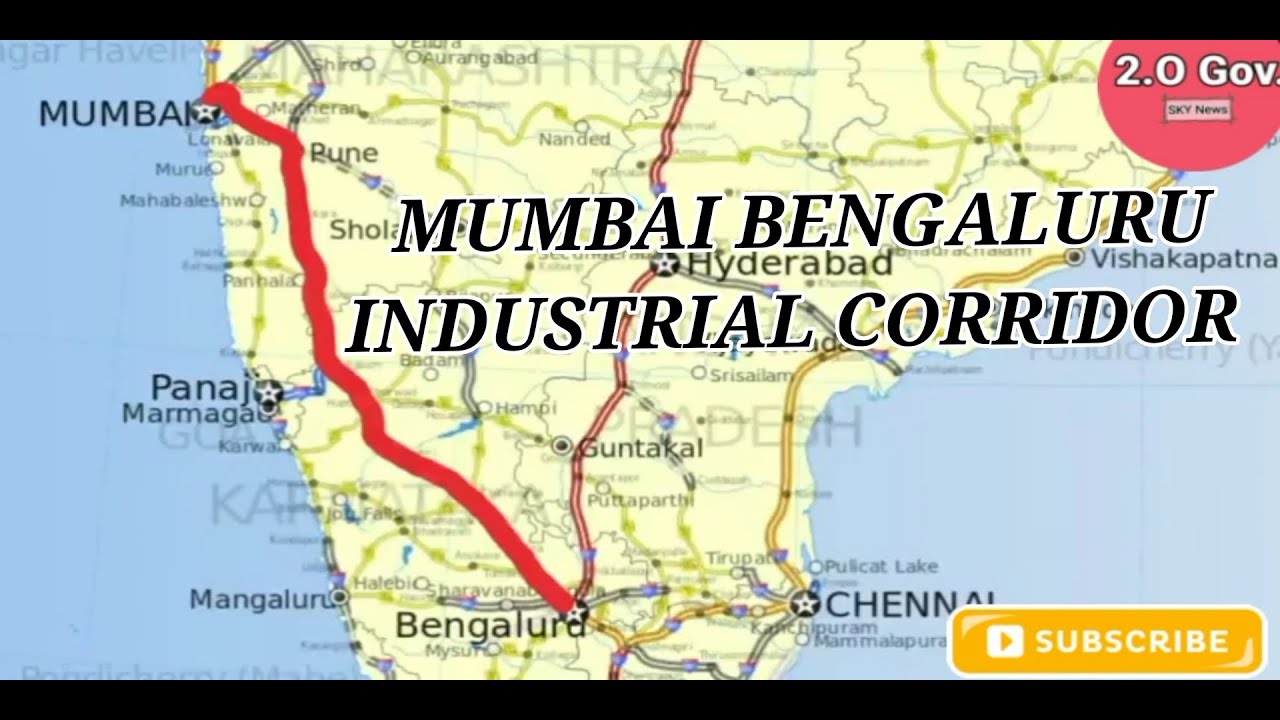 Bengaluru Mumbai Industrial Corridor (BMIC)।Via Pune Satara।Mega ...