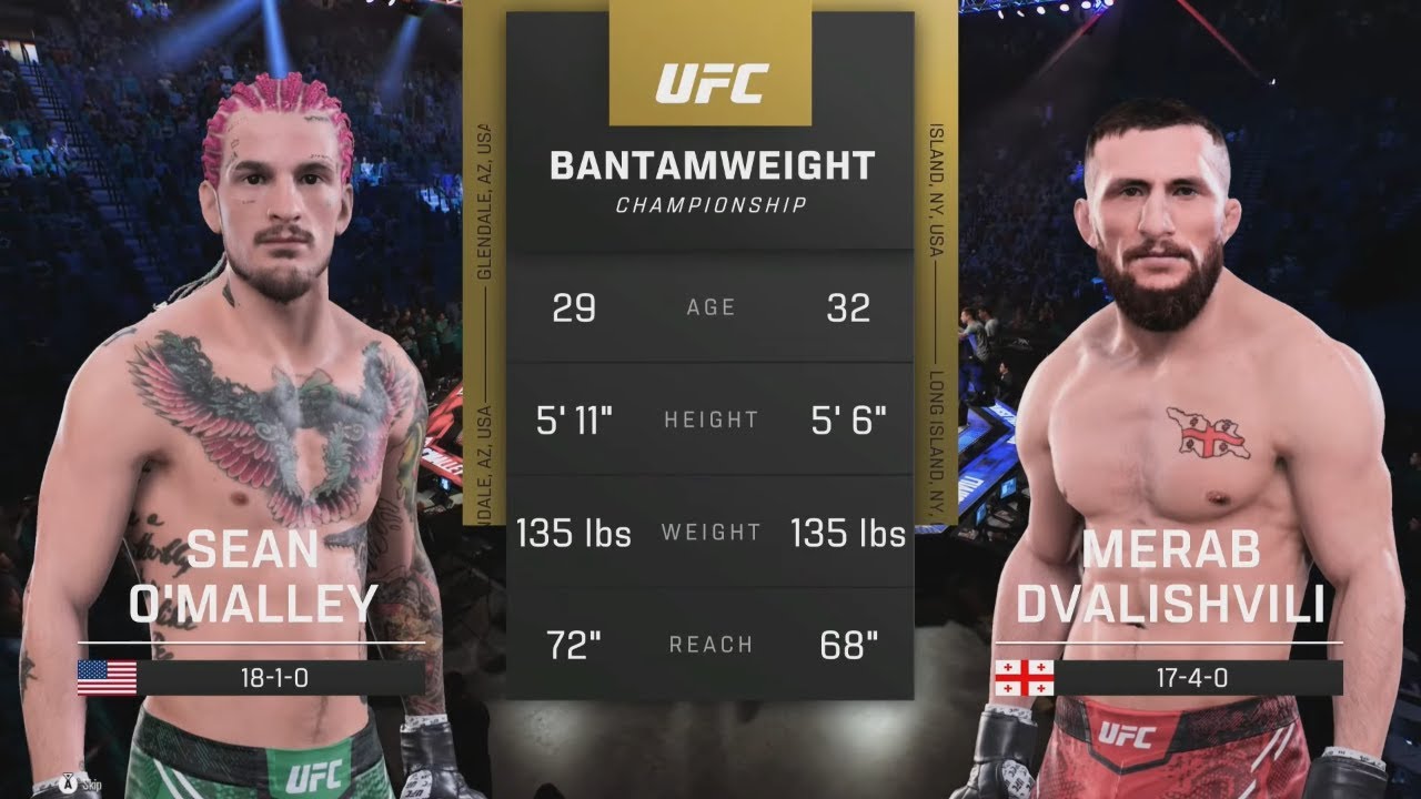 UFC 306: Sean O'Malley vs. Merab Dvalishvili | Full Fight & Highlights ...