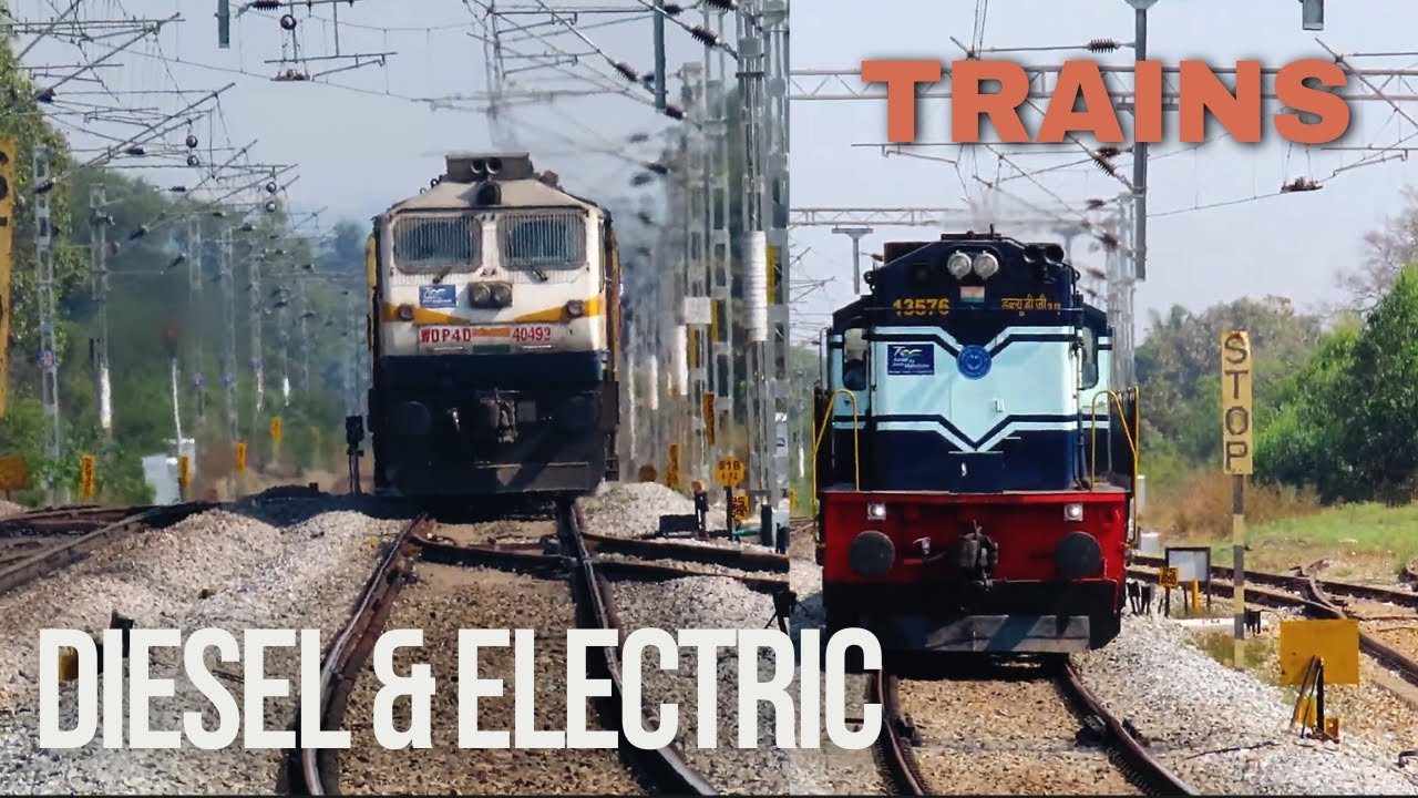 trains amtrak fast diesel | Diesel & Electric Trains Back to Back # ...