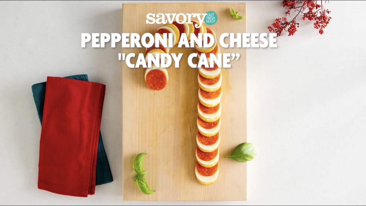 Pepperoni & Cheese Candy Cane | Savory by Giant Food - YouTube