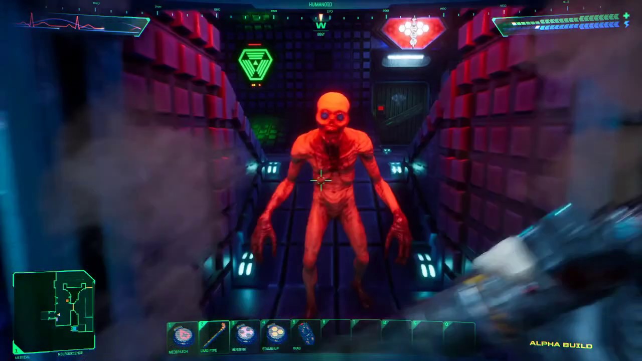 System Shock Alpha Demo Gameplay PC No Commentary - YouTube
