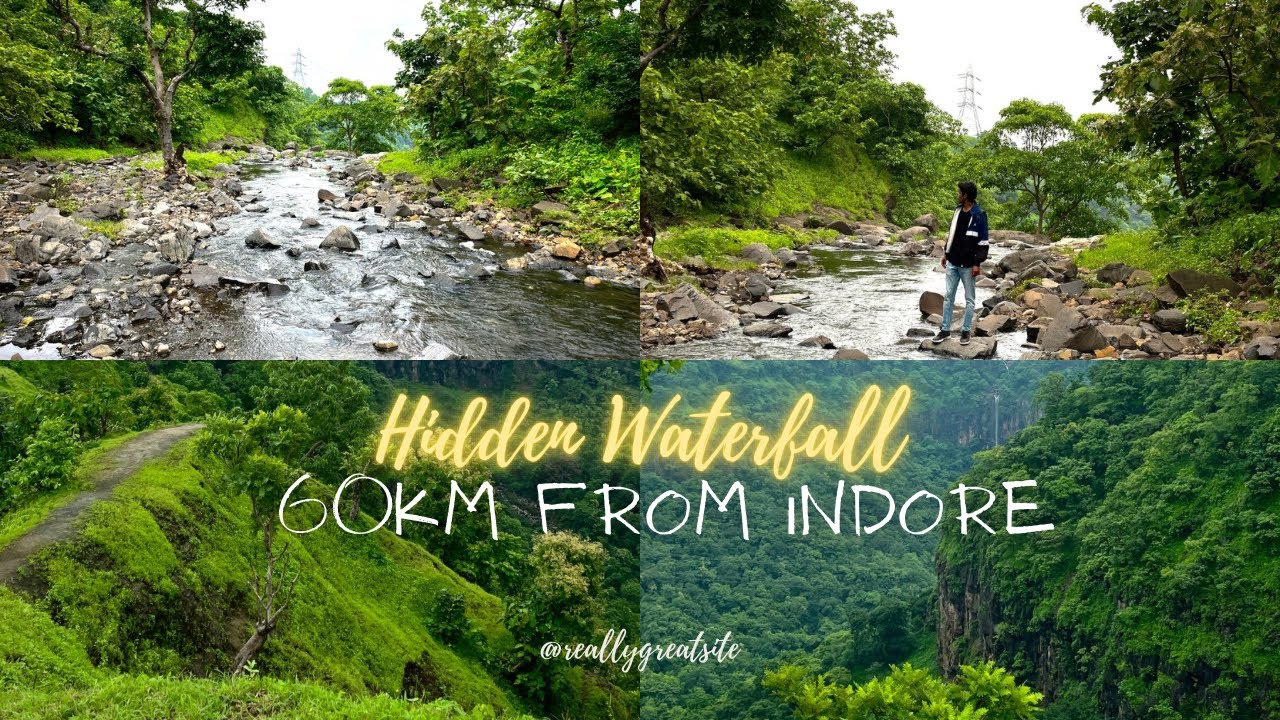 HIDDEN WATERFALL NEAR 60km FROM INDORE | VACHU POINT - YouTube