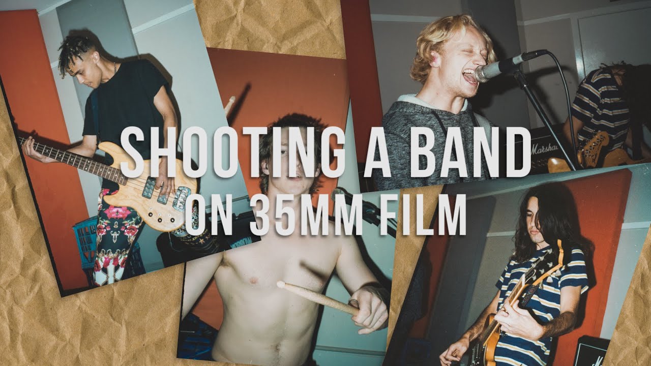 Shooting a band on 35mm film - YouTube
