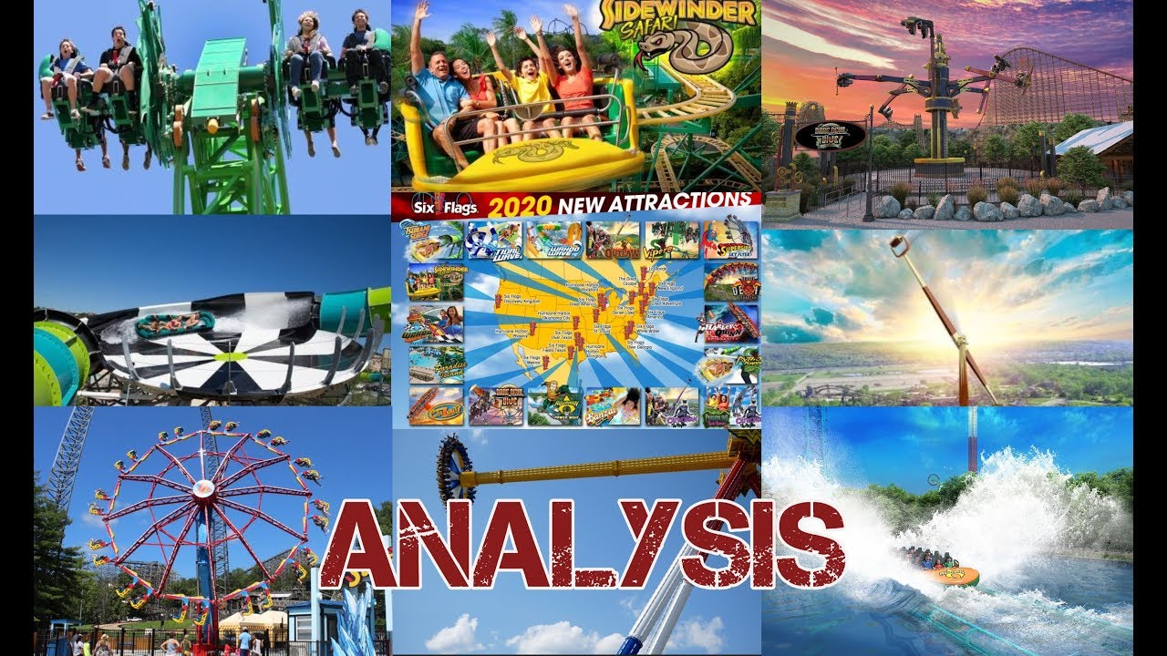 Six Flags New for 2020 Rides and Attractions Full Analysis - YouTube