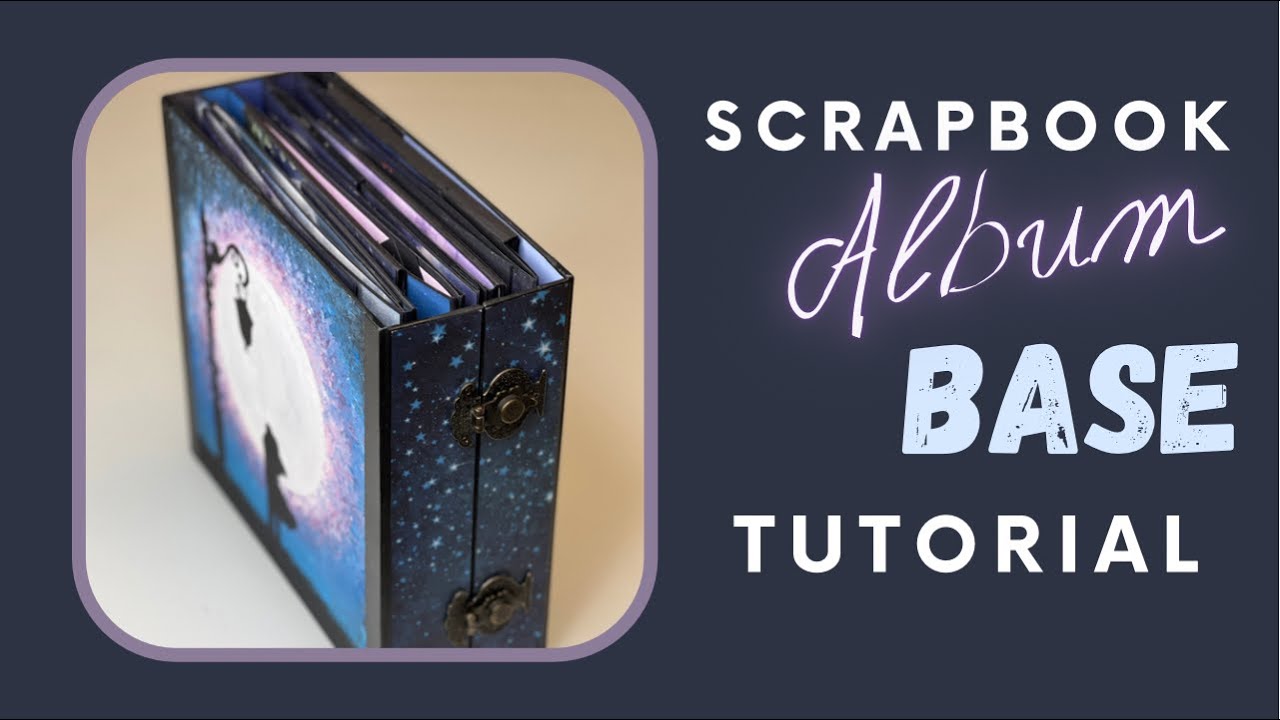 How to make Scrapbook Base | FANTASY Photo Album Tutorial - YouTube