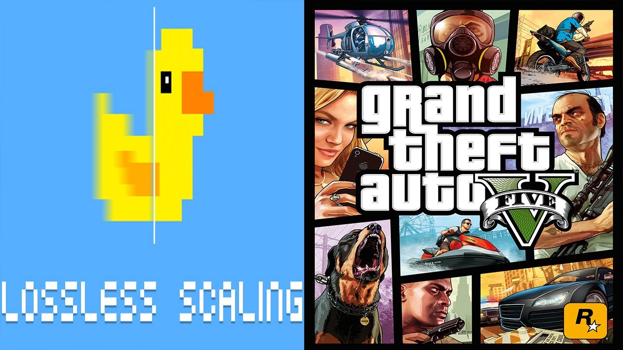 Lossless Scaling - Amd Fsr 3 + Frame Generation RX560 Gta 5 Ultra ...