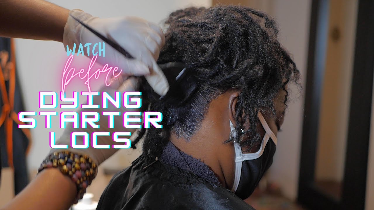 How to Dye & Color Two Strand Twist Starters Locs (Watch this BEFORE ...