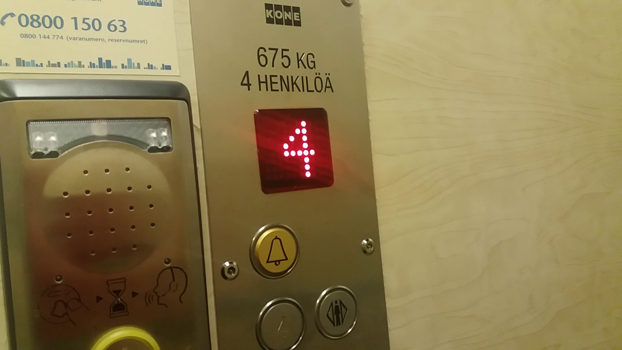 Crappy & Cheap 2007 KONE-Motala CD&MRL Traction Elevator at Rouskunkatu ...