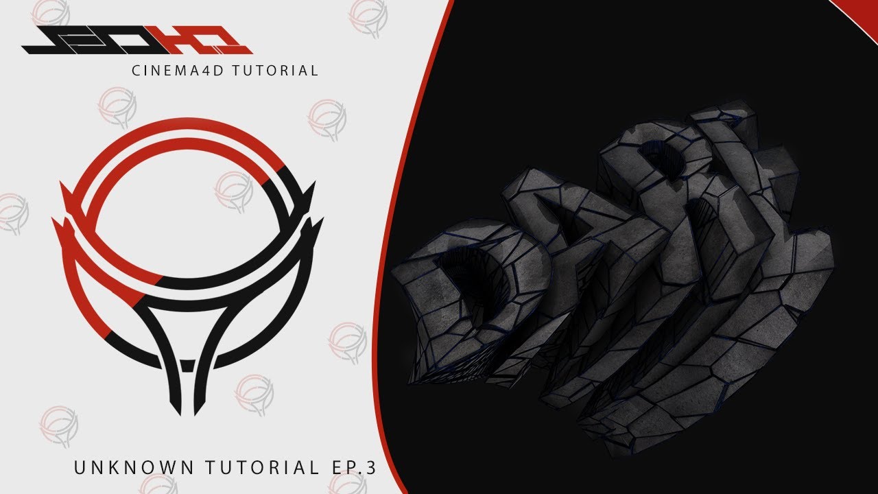 Unknown Tutorials Ep.3 | Cinema4D | Custom Creative Text Renders - YouTube