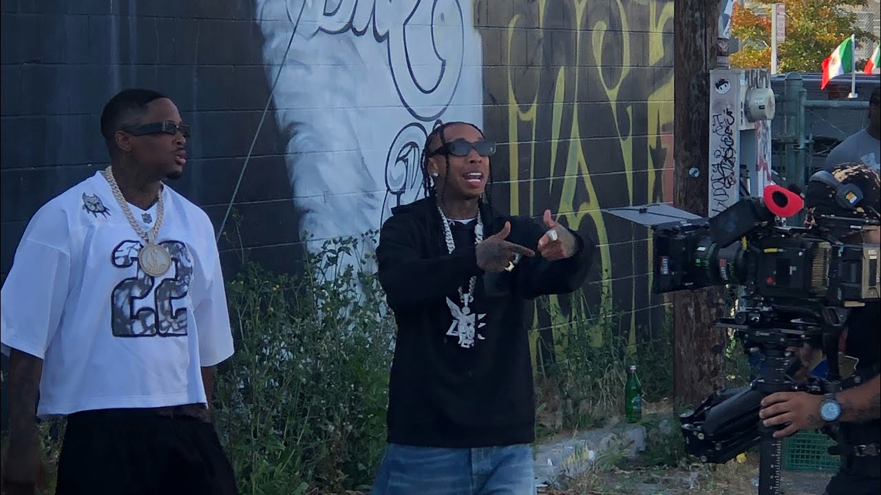 Platinum Behind the scenes of YG and Tyga music video - YouTube