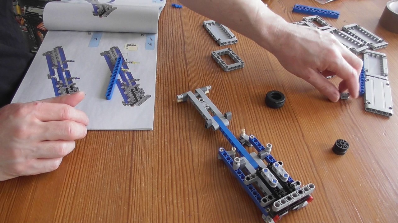 Building Lego Technic Container Yard 42062 Part 2 - YouTube