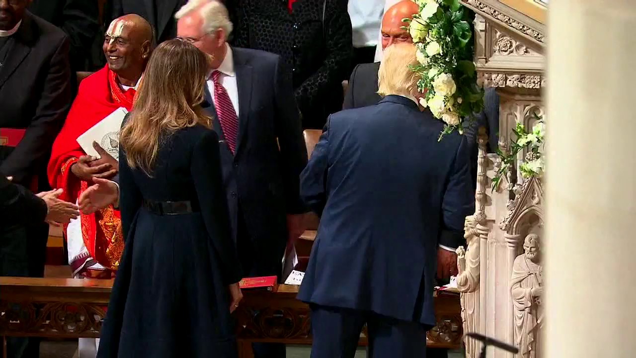 President Trump Thanks Church Members At National Prayer Service In ...