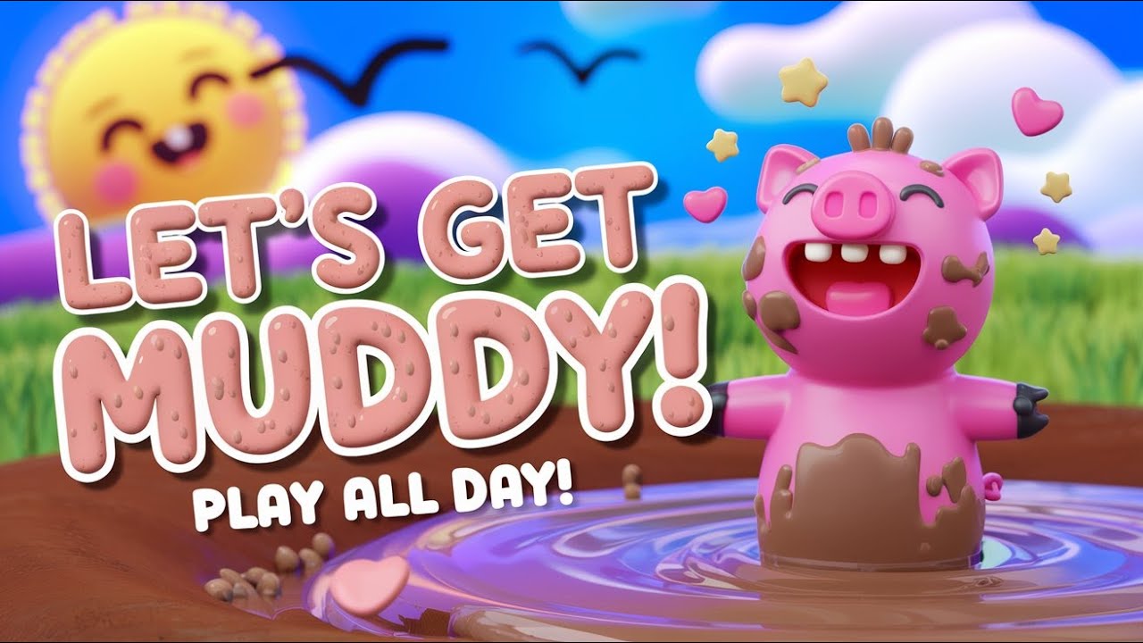 Mud Puddle Adventures with Piggy! Let’s Get Messy! 3D Animation - YouTube