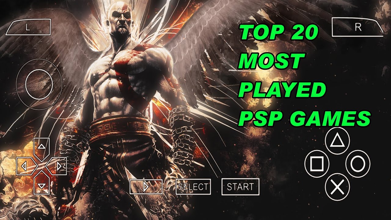 TOP 20 High Graphics Games for PPSSPP Emulator | Most Played PSP games ...
