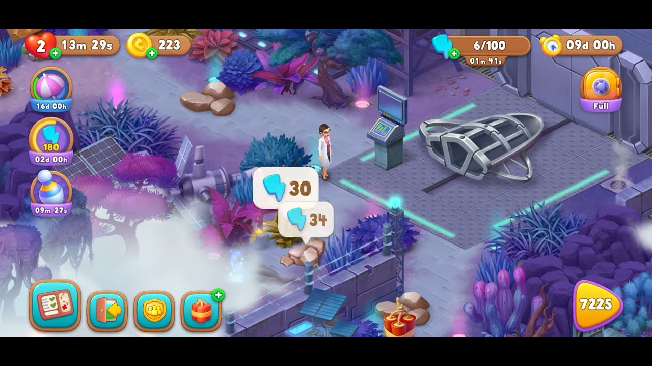 Successful Attempt - Stage 7224 - Gardenscapes - YouTube