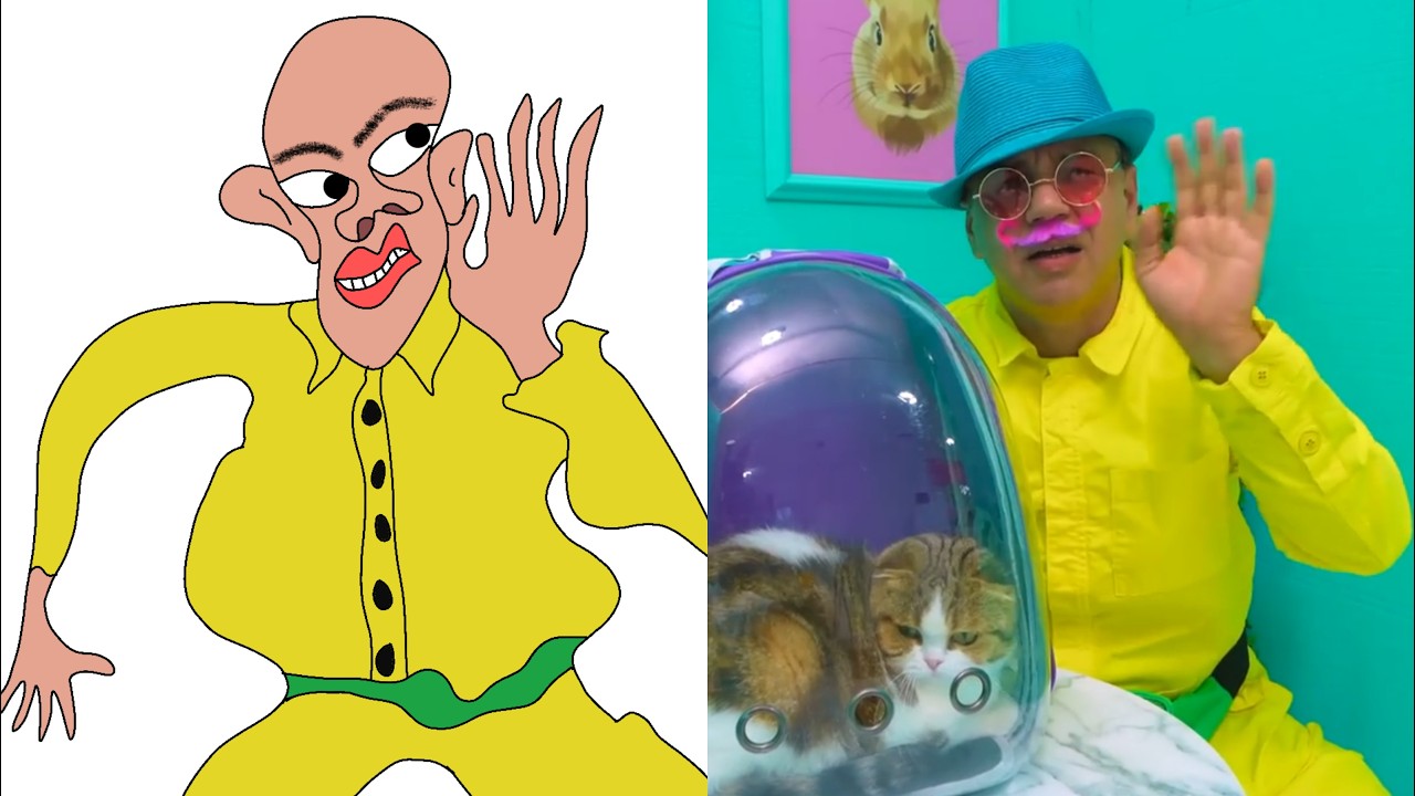 Nastya is trying to catch mice for his father's pet cat - Nastya and ...