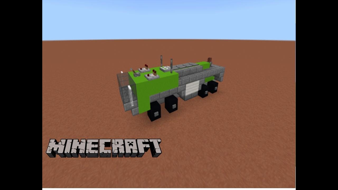 Minecraft: 3 wide Airport fire engine ARFF - YouTube