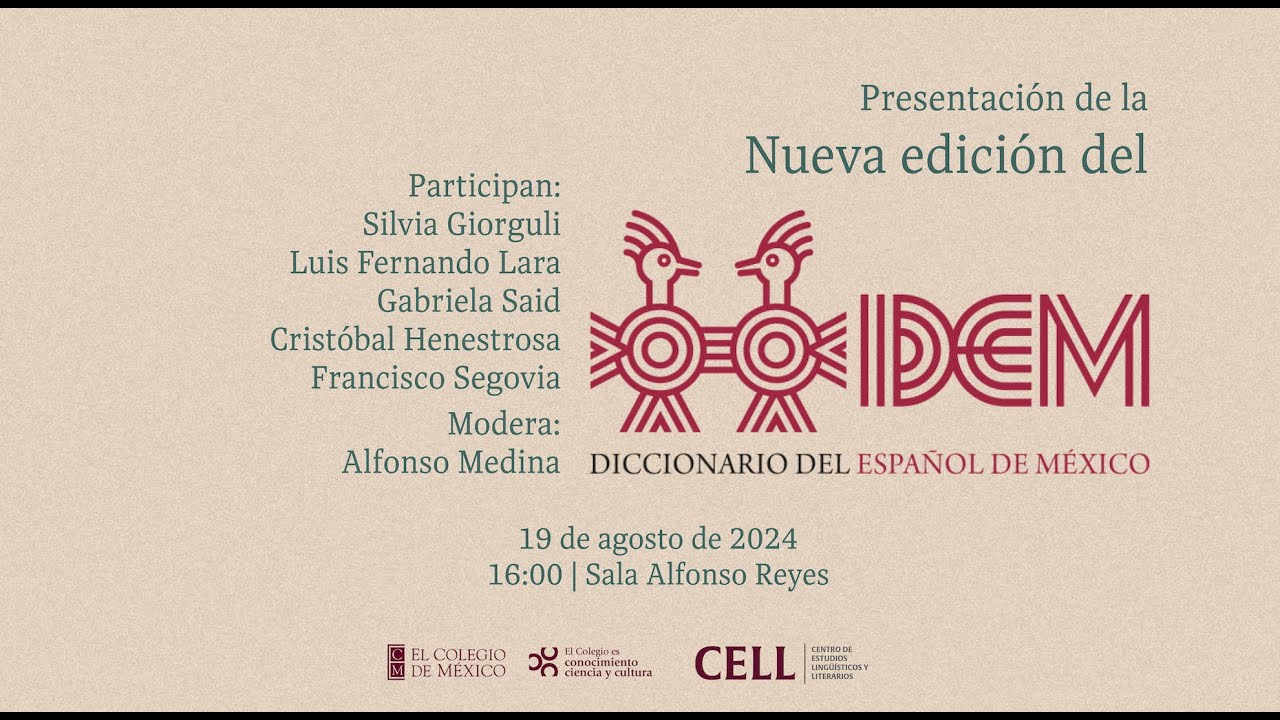 Presentación de la nueva edición del DEM - YouTube