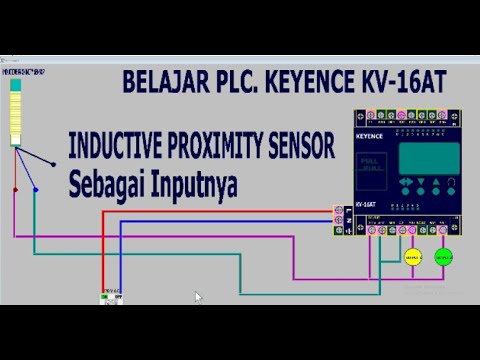 Belajar PLC. Keyence, Menggunakan Inductive Proximity Sensor Sebagai ...