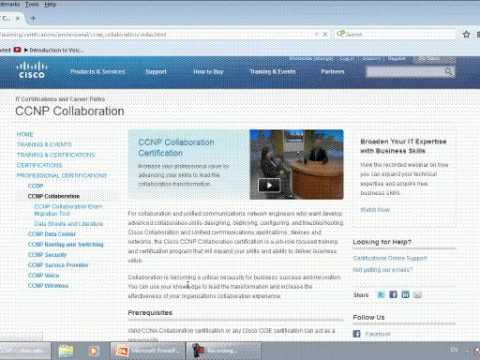 CCNP Collaboration Road Map - YouTube