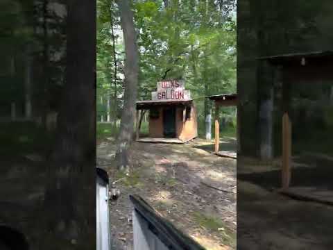 Knoebels Pioneer Train ride POV - YouTube