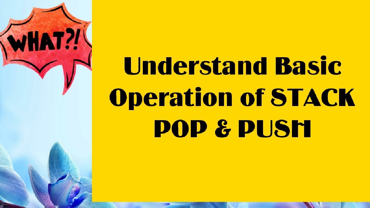 STACK & its Operations | Data Structure | PUSH & Overflow Operation ...