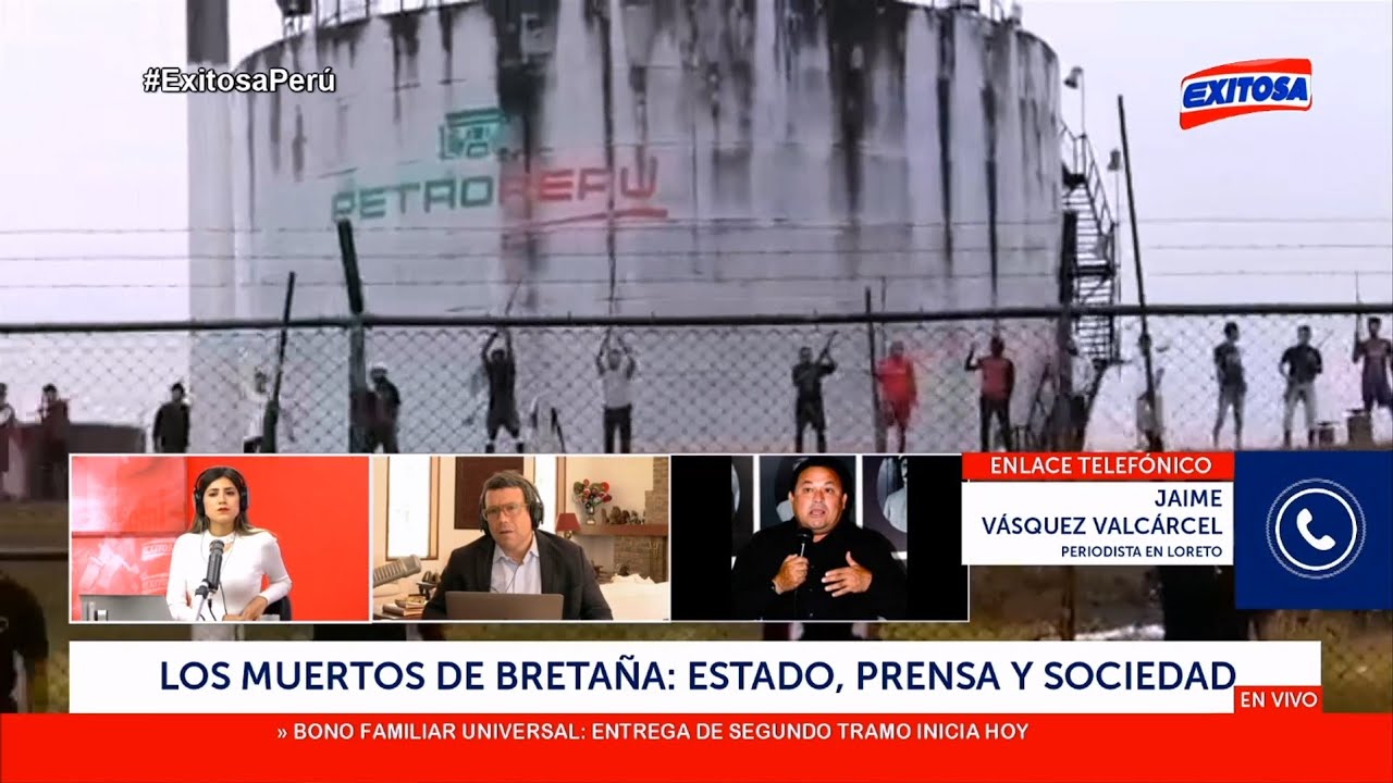 Periodista de Loreto, Jaime Valcárcel sobre los muertos de Bretaña ...
