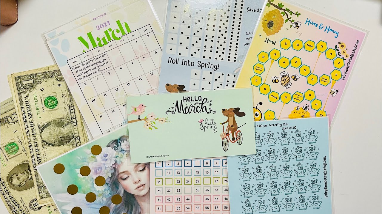 March Savings Challenge Kit is here! - YouTube