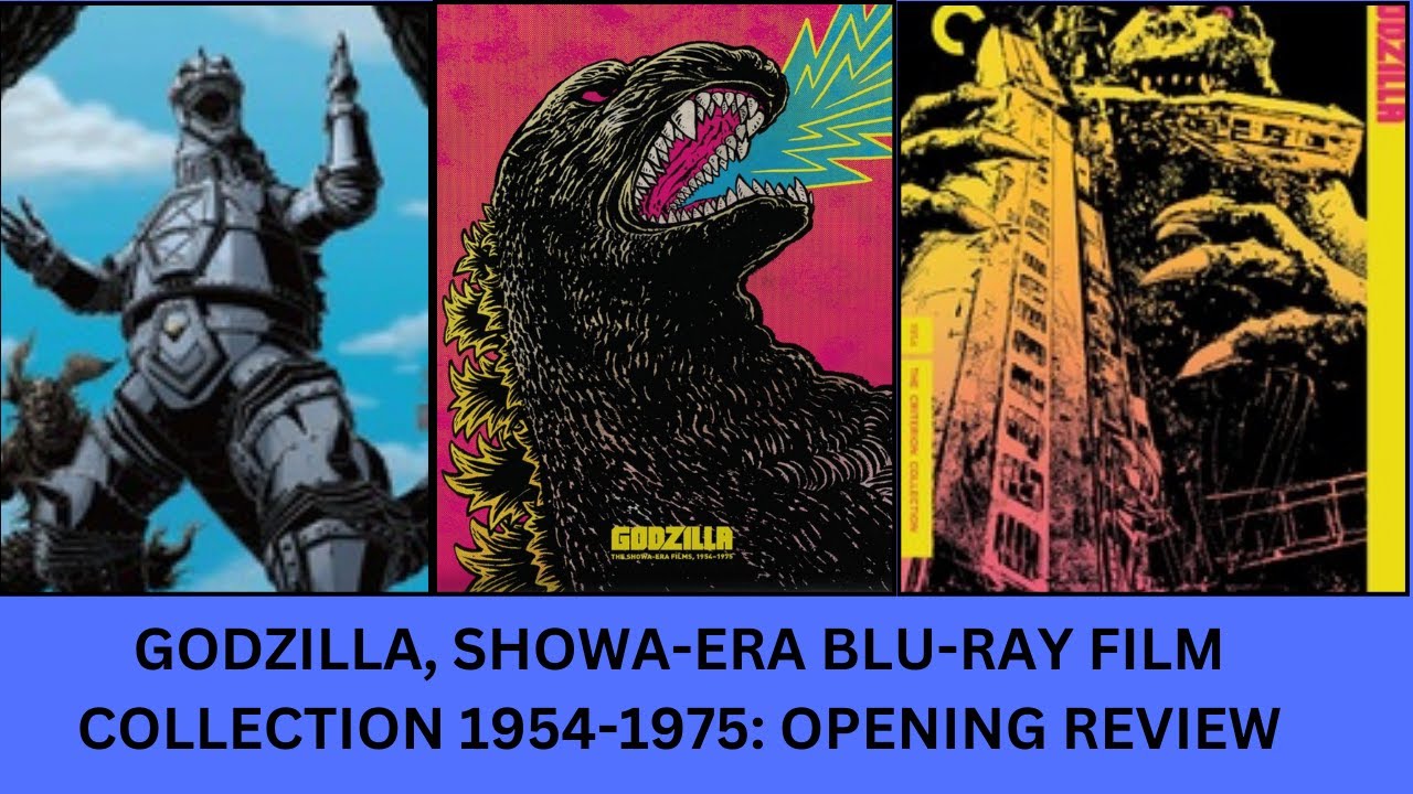 Godzilla The Showa-Era Films 1954-1975 unwrapping - YouTube